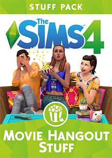 The Sims 4: Movie Hangout Stuff promo art, ads, magazines ...