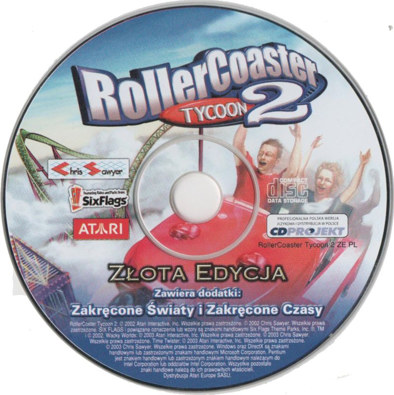 RollerCoaster Tycoon 2: Triple Thrill Pack cover or packaging material ...