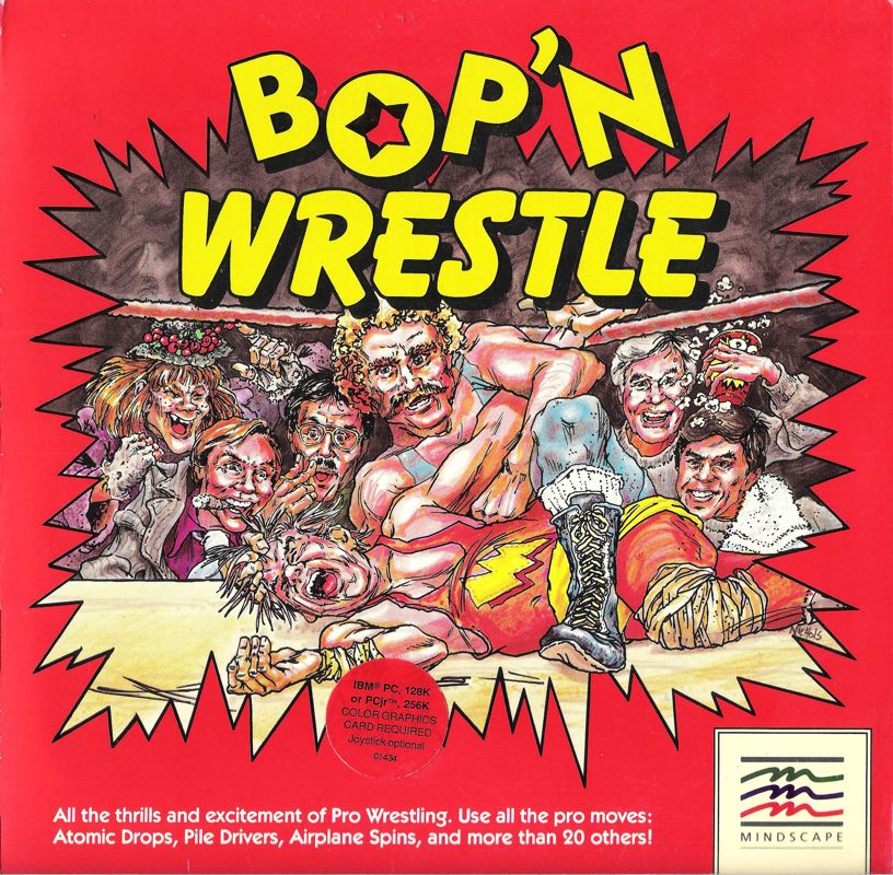 Bop'N Wrestle cover or packaging material - MobyGames