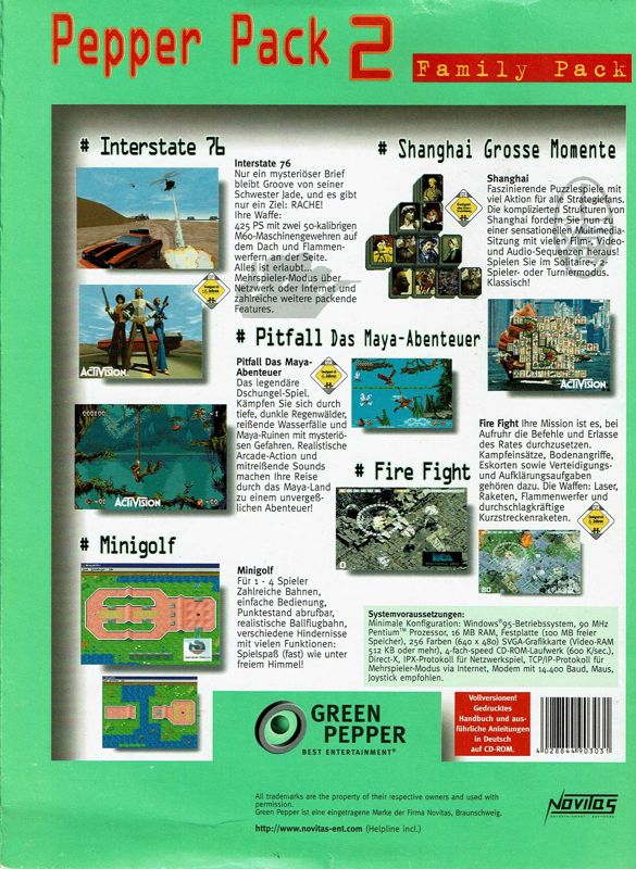 Pepper Pack 2 cover or packaging material - MobyGames