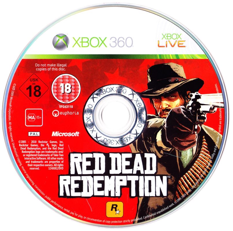 Red Dead Redemption cover or packaging material - MobyGames