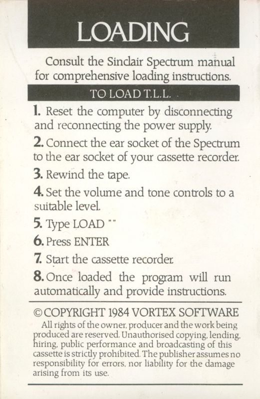 TLL: Tornado Low Level cover or packaging material - MobyGames