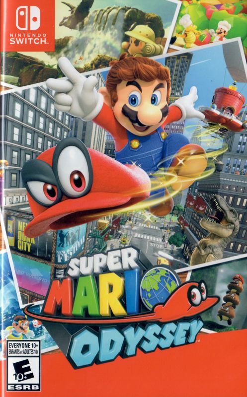 Super Mario Odyssey cover or packaging material - MobyGames