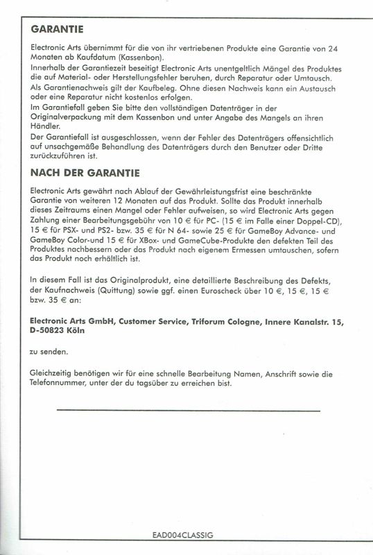 FIFA Soccer 2004 cover or packaging material - MobyGames