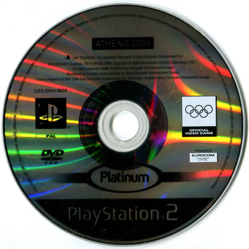 Athens 2004 cover or packaging material - MobyGames