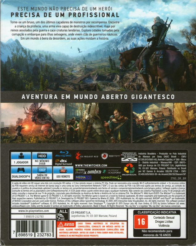 The witcher 3 ps4 cover store