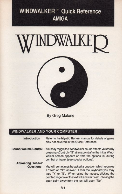 Windwalker cover or packaging material - MobyGames