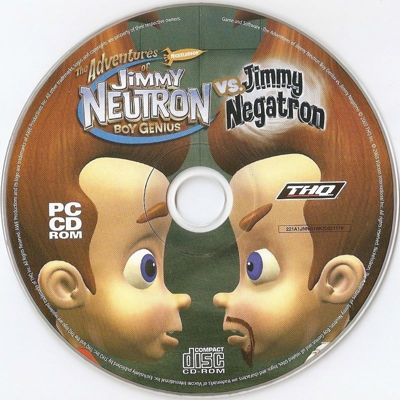 The Adventures of Jimmy Neutron: Boy Genius Vs. Jimmy Negatron cover or packaging material ...