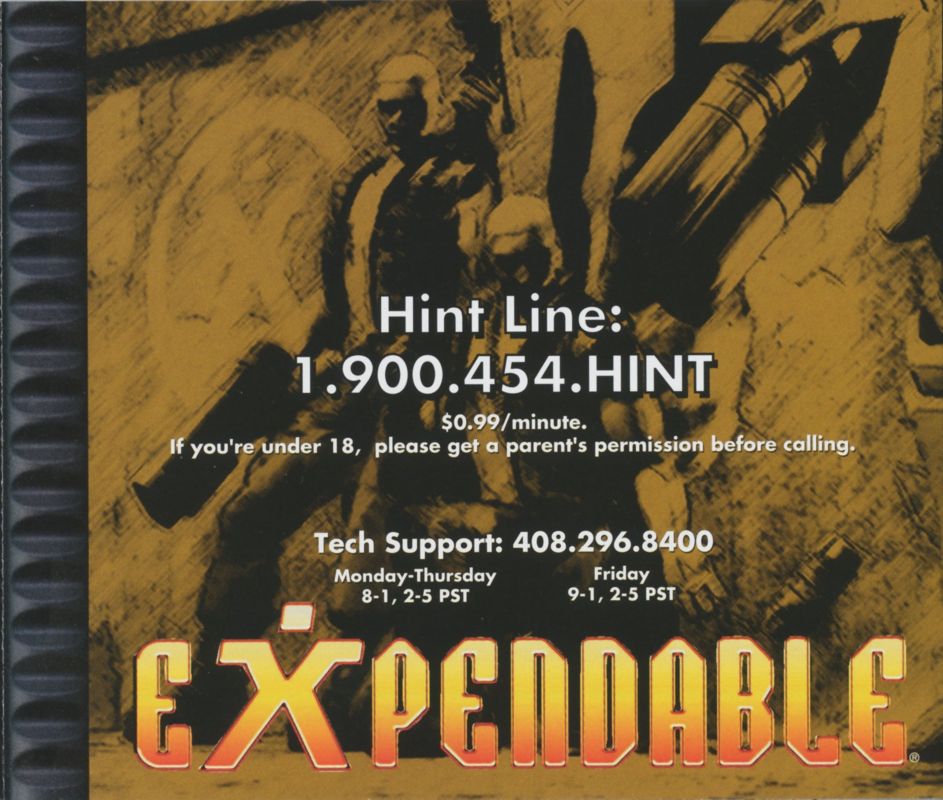 Expendable cover or packaging material - MobyGames