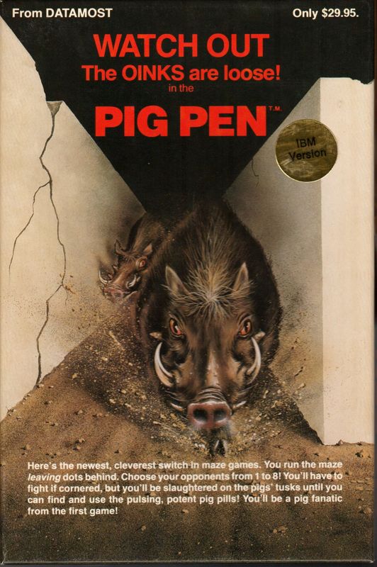Pig Pen (1982) - MobyGames
