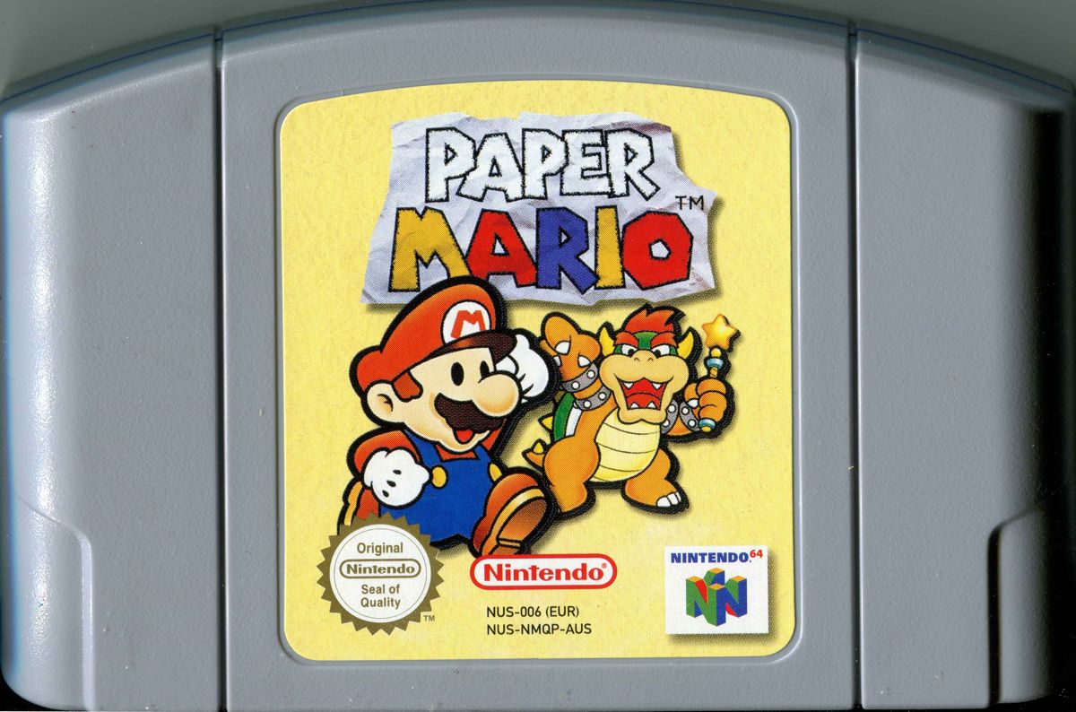 Paper Mario cover or packaging material - MobyGames