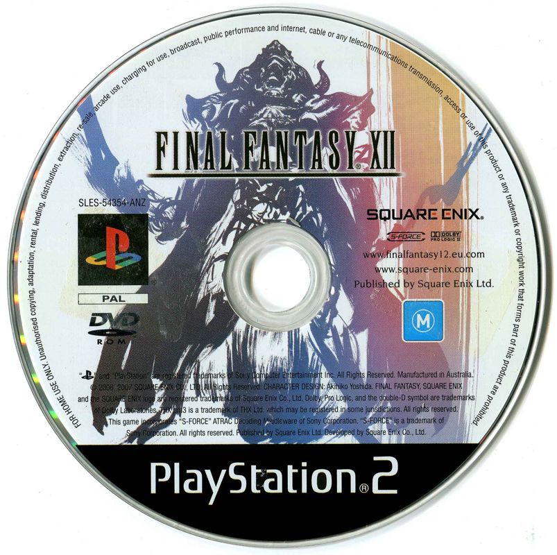 Final Fantasy XII cover or packaging material - MobyGames