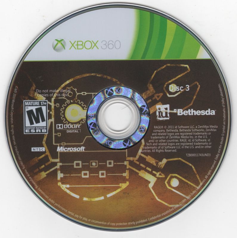 Rage (Anarchy Edition) cover or packaging material - MobyGames