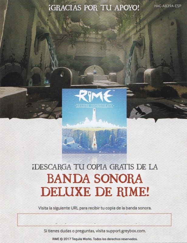 RiME cover or packaging material - MobyGames
