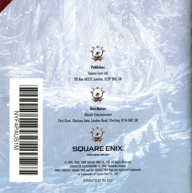 Final Fantasy IV cover or packaging material - MobyGames