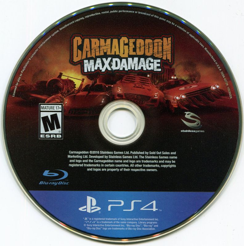 Carmageddon: Max Damage cover or packaging material - MobyGames