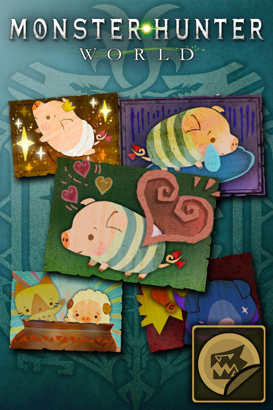 Monster Hunter: World - Sticker Set: Poogie Set cover or packaging ...
