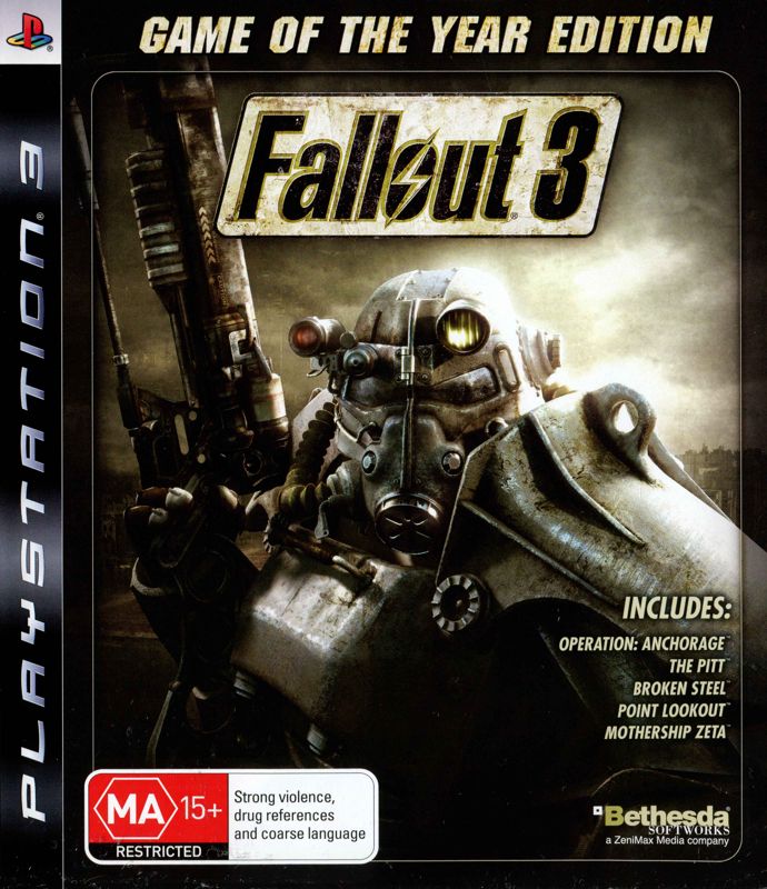 Fallout 3 cover or packaging material - MobyGames