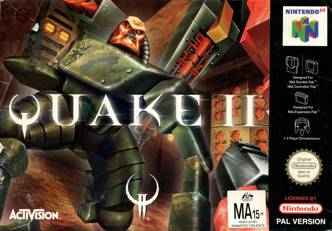 Quake II cover or packaging material - MobyGames