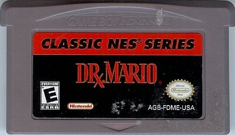 Dr. Mario cover or packaging material - MobyGames