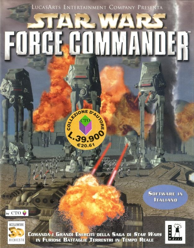 Star Wars: Force Commander cover or packaging material - MobyGames