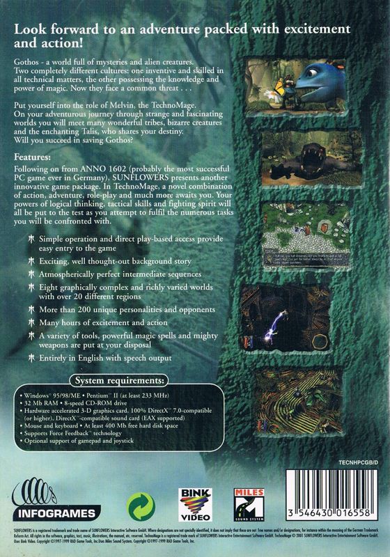 TechnoMage: Return of Eternity cover or packaging material - MobyGames