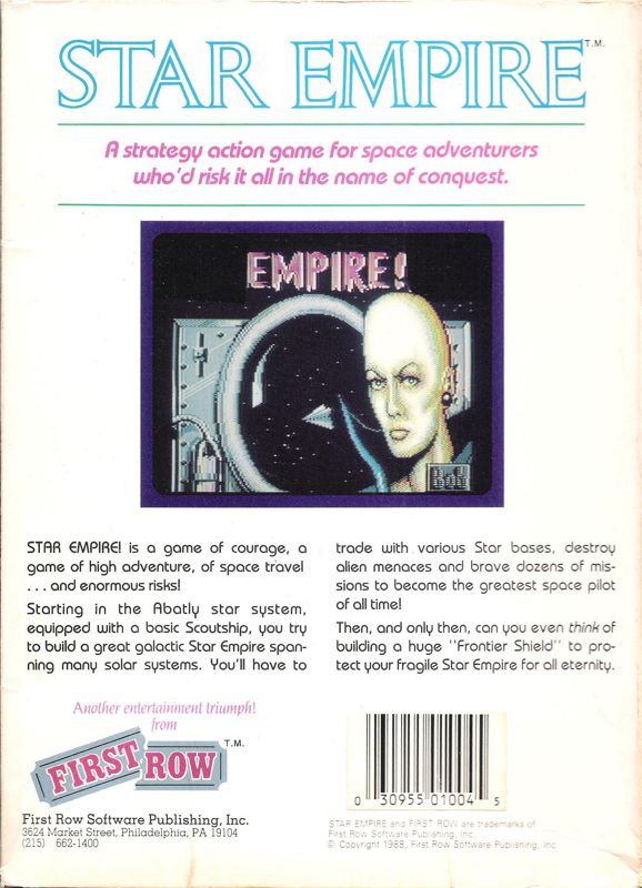 Star Empire cover or packaging material - MobyGames