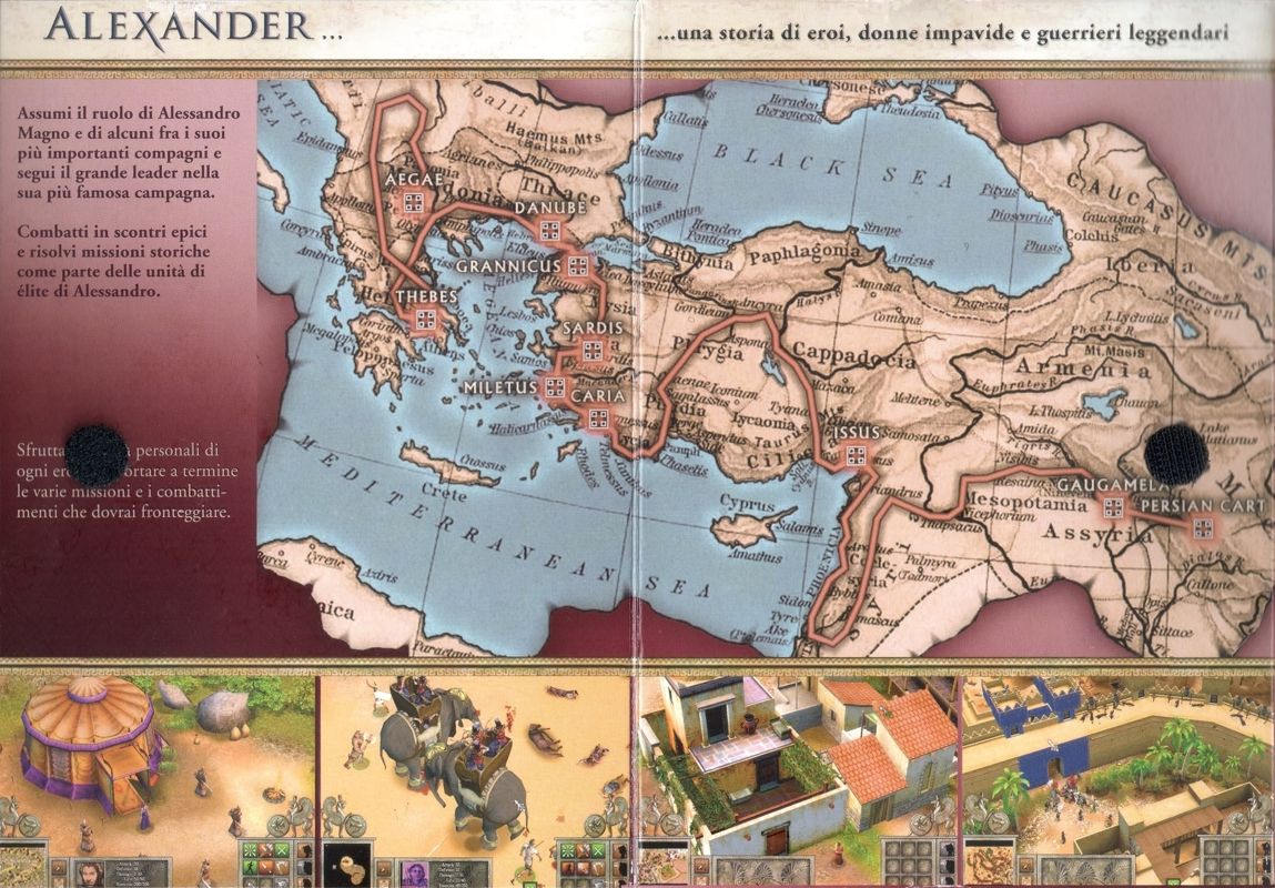 Alexander: The Heroes Hour cover or packaging material - MobyGames