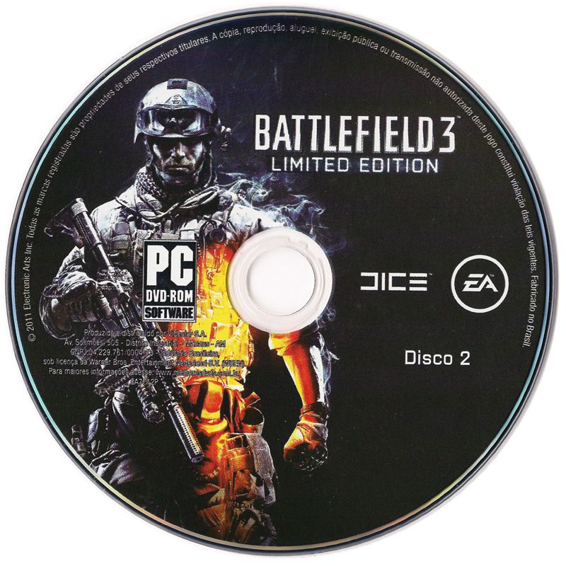 Battlefield 3: Limited Edition cover or packaging material - MobyGames