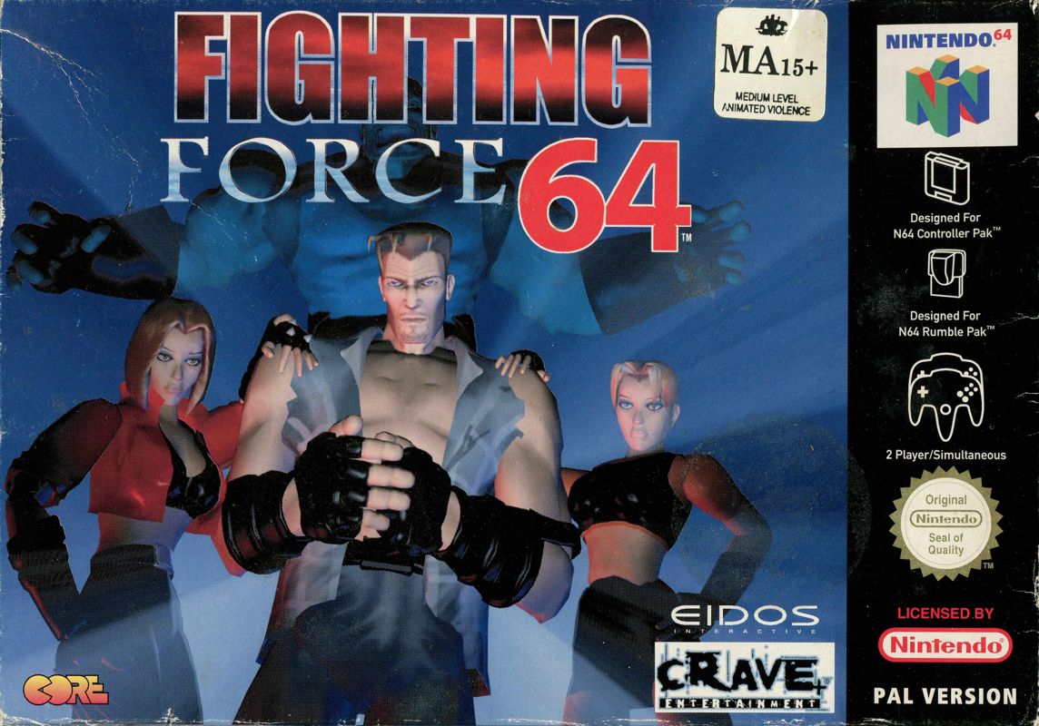 Fighting Force cover or packaging material - MobyGames