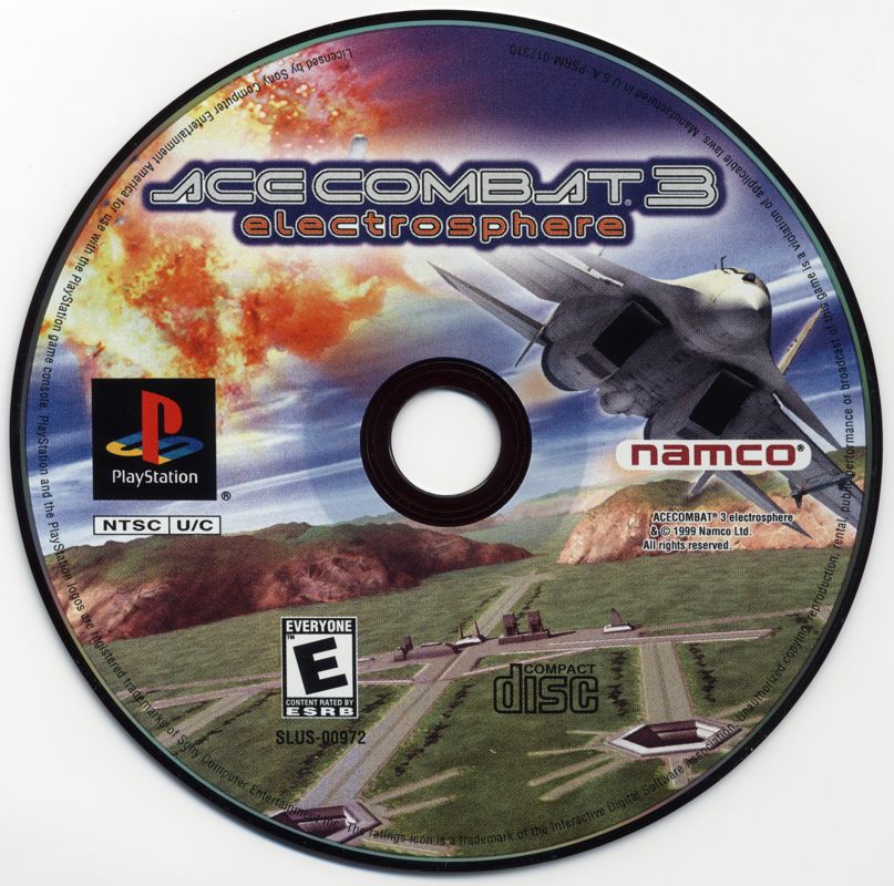 Ace Combat 3: Electrosphere cover or packaging material - MobyGames
