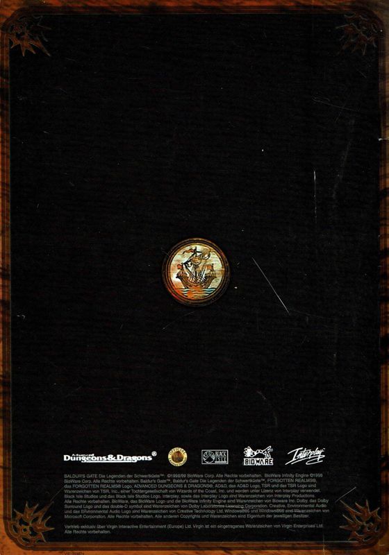 Baldur's Gate: The Original Saga cover or packaging material - MobyGames