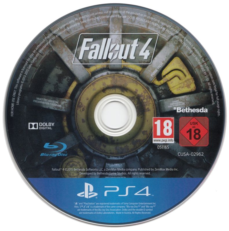 Fallout 4 cover or packaging material - MobyGames