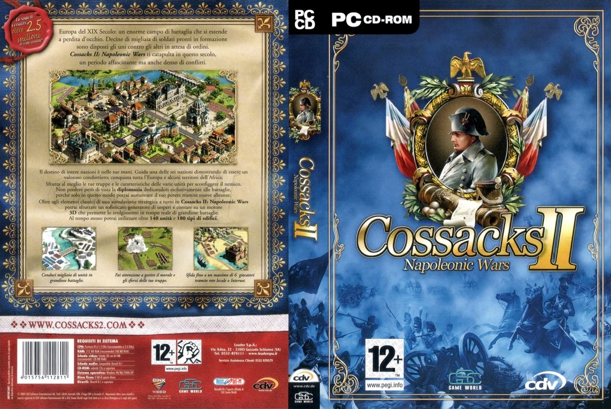 Cossacks II: Napoleonic Wars cover or packaging material - MobyGames
