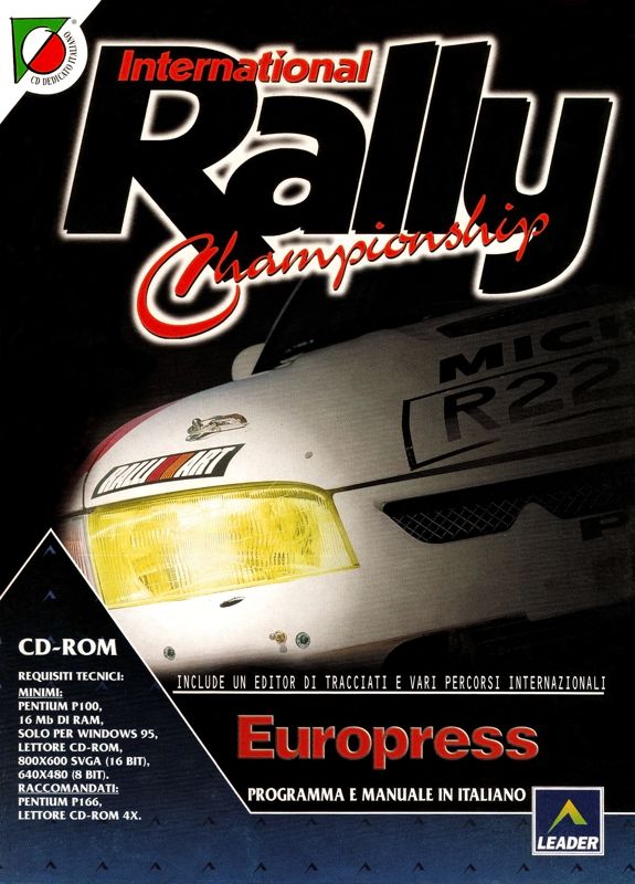 International Rally Championship cover or packaging material - MobyGames