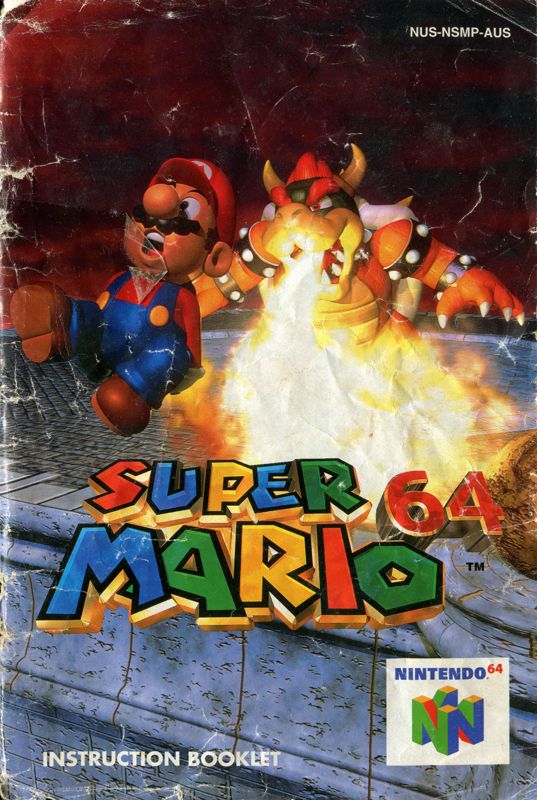 Super Mario 64 cover or packaging material - MobyGames