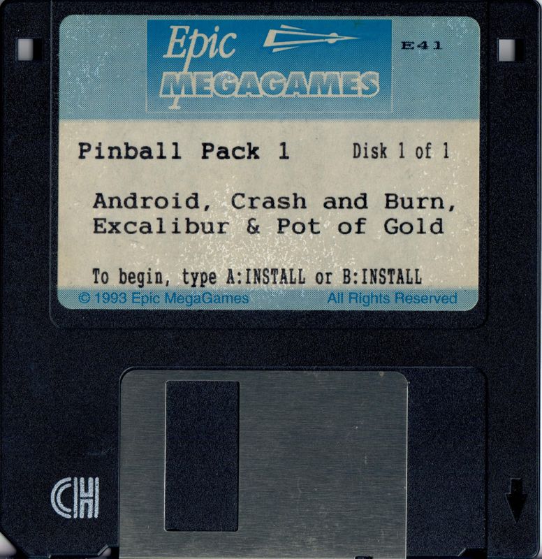 Epic Pinball cover or packaging material - MobyGames