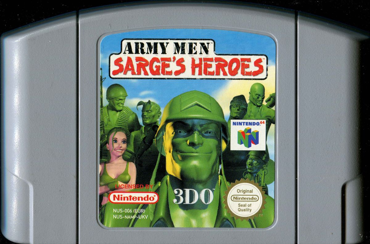 Army Men: Sarge's Heroes cover or packaging material - MobyGames