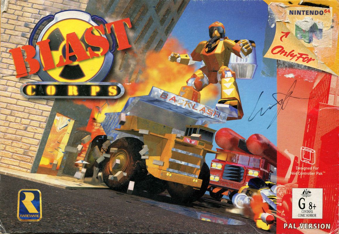 Blast Corps cover or packaging material - MobyGames
