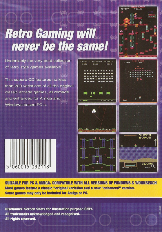 Arcade Classics cover or packaging material - MobyGames