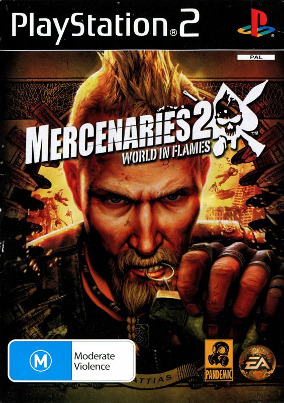 Mercenaries 2: World in Flames cover or packaging material - MobyGames