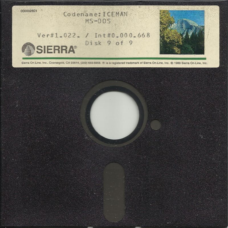 Code-Name: Iceman cover or packaging material - MobyGames