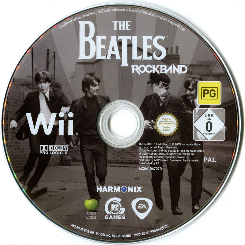 The Beatles: Rock Band cover or packaging material - MobyGames