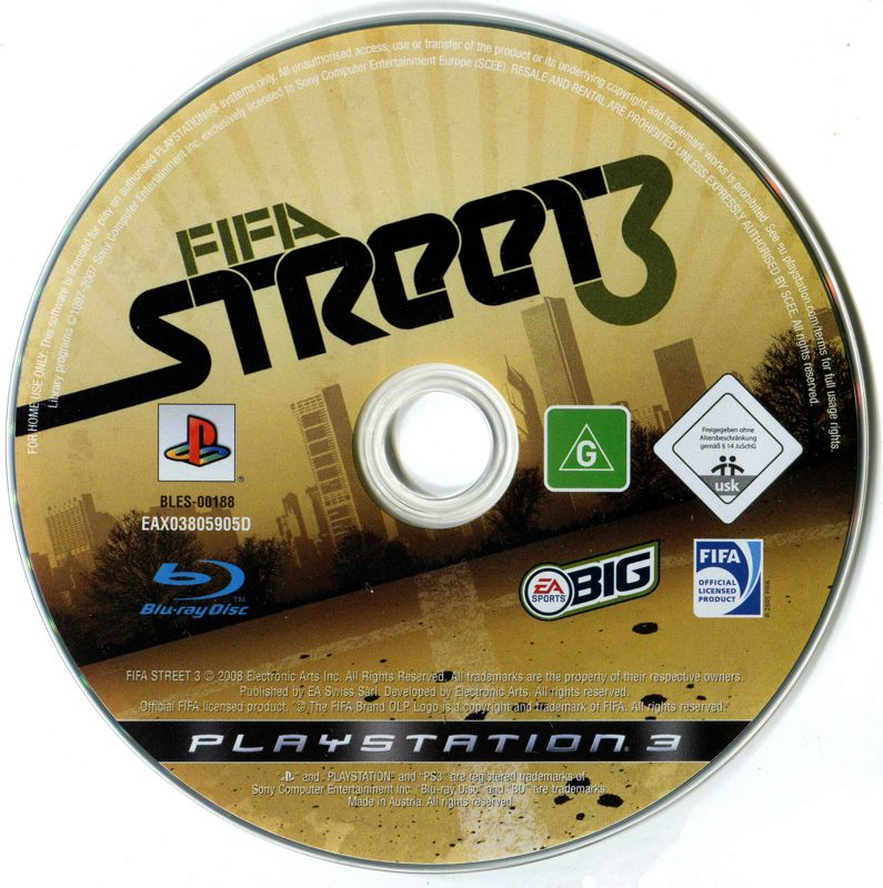 FIFA Street 3 cover or packaging material - MobyGames