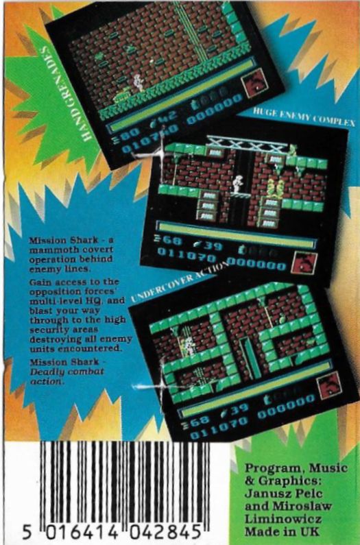 Mission Shark cover or packaging material - MobyGames