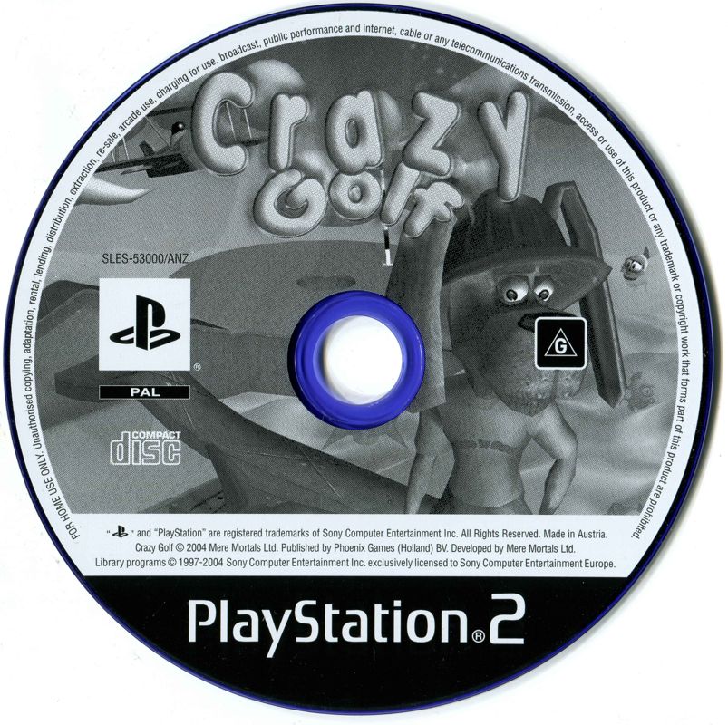 Crazy Golf cover or packaging material - MobyGames