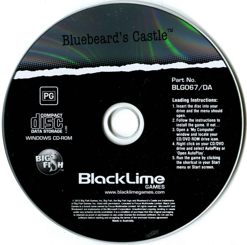 Bluebeard's Castle cover or packaging material - MobyGames