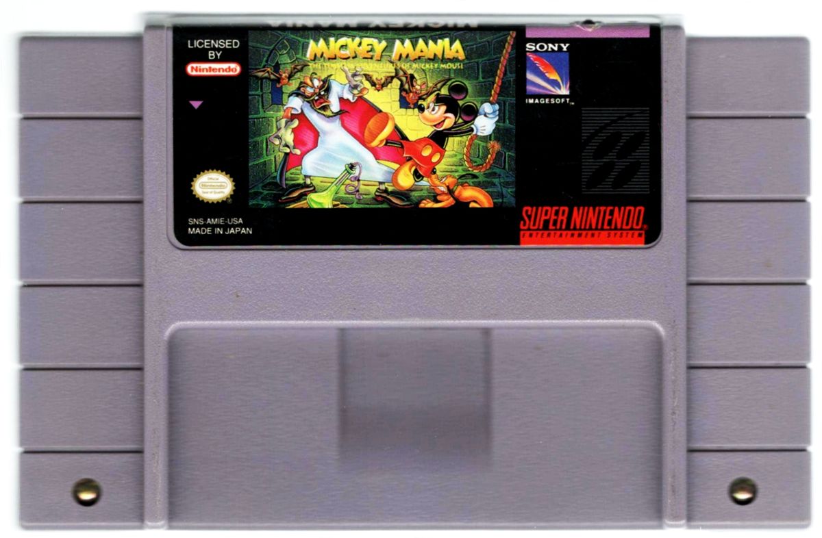 Mickey Mania cover or packaging material - MobyGames