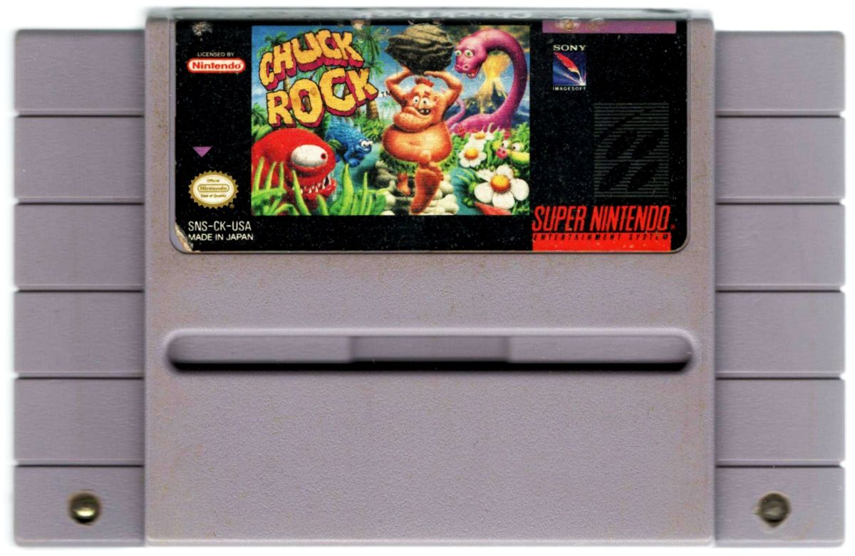 Chuck Rock cover or packaging material - MobyGames