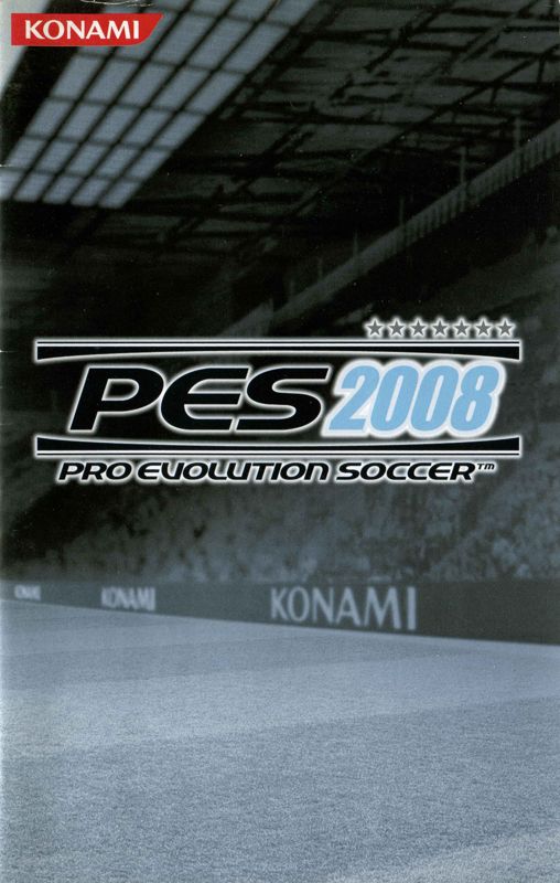 PES 2008: Pro Evolution Soccer cover or packaging material - MobyGames